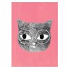 Omm Design Poster Fur and Glasses Cat - Leo & Bella