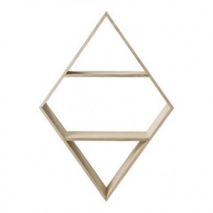 Bloomingville Diamond Shadow Box 2 Shelves - Leo & Bella