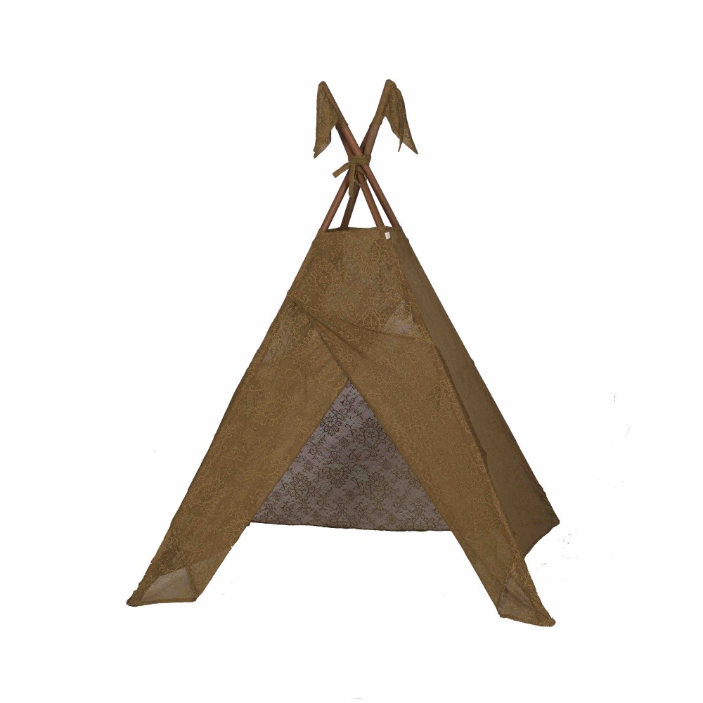 Numero 74 Bohemian Collection Teepee Tipi Tent Lace Baroque Gold - Leo ...