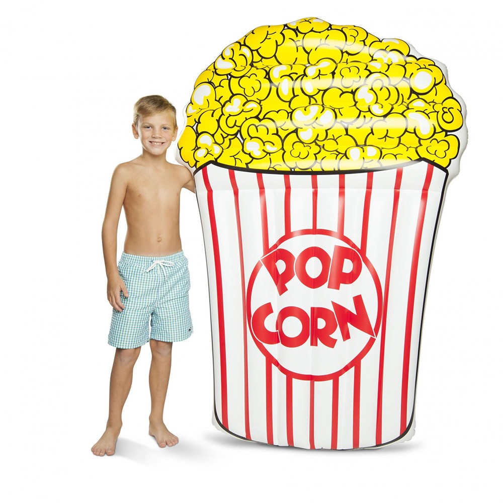 BigMount Inc Giant Inflatable Float Lie-On Popcorn - Leo & Bella
