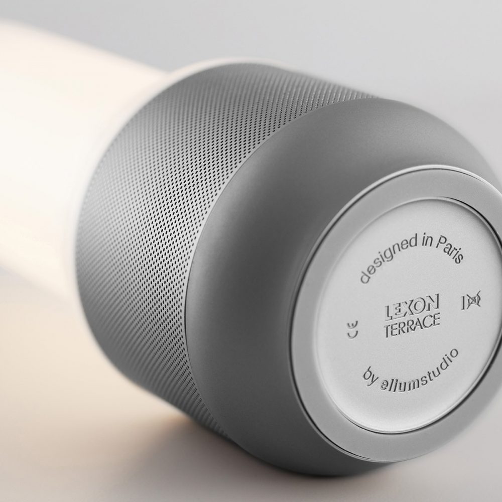 Lexon Terrace LED Light Lamp Bluetooth Speaker Light Gun Metal - Leo ...