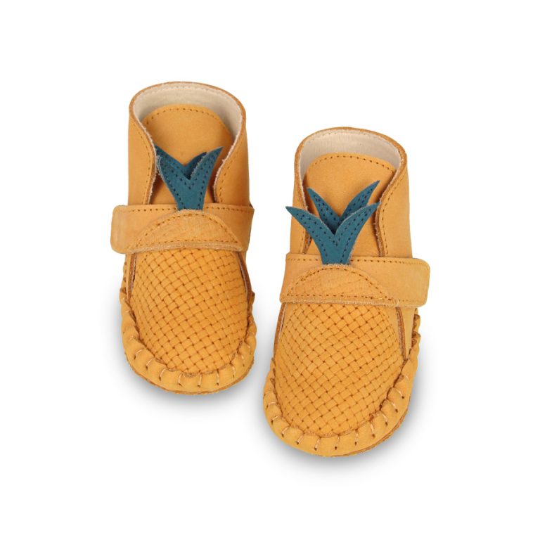 Donsje Nino Fruit Booties Pineapple - Leo & Bella