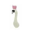 Fiona Walker Felt Animal Head Mini Swan with Crown - Leo & Bella