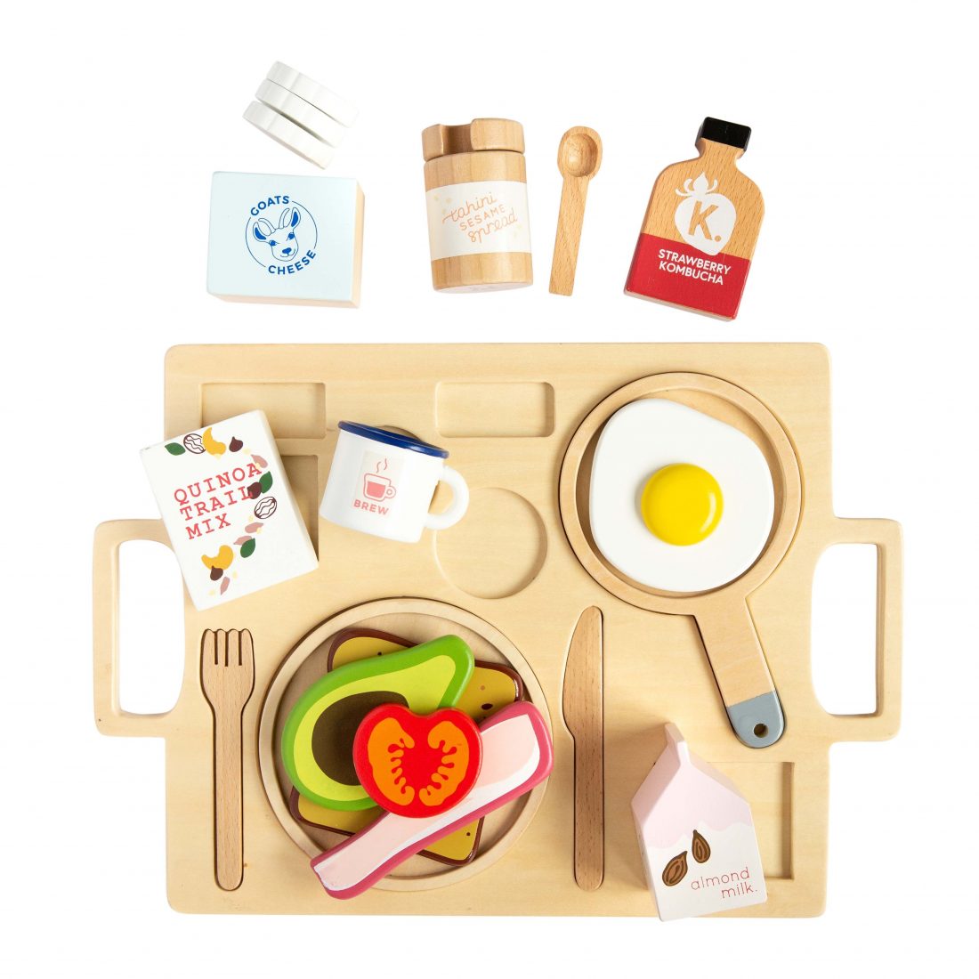 Make Me Iconic Wooden Healthy Tummy Breakie - Leo & Bella