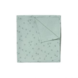 Rylee + Cru Swaddle Starfish Seafoam - Leo & Bella