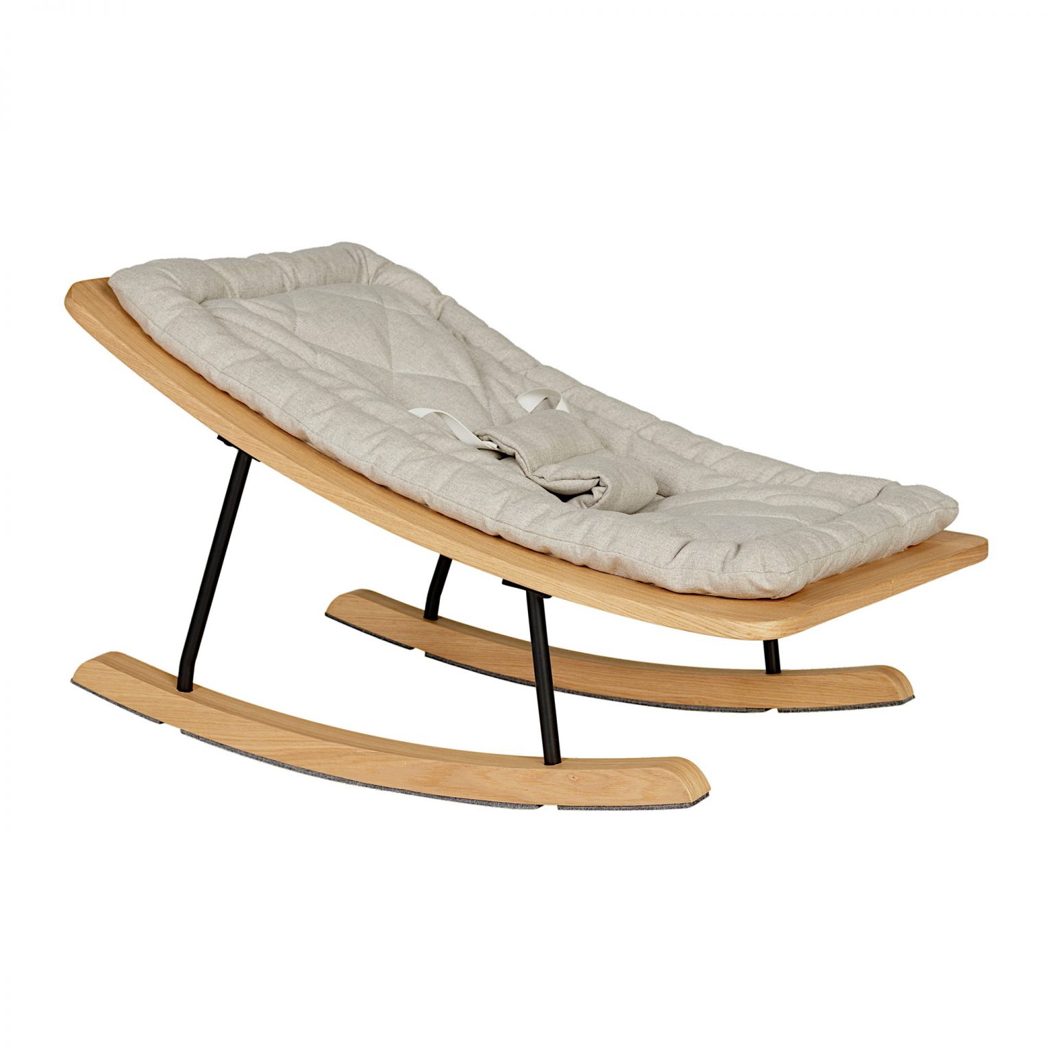 Quax Deluxe Baby Rocker Sand Grey - Leo & Bella