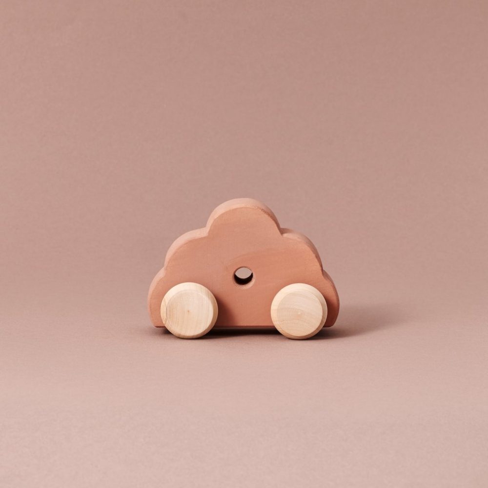 Raduga Grez Wooden Toy Car Wild Flower - Leo & Bella