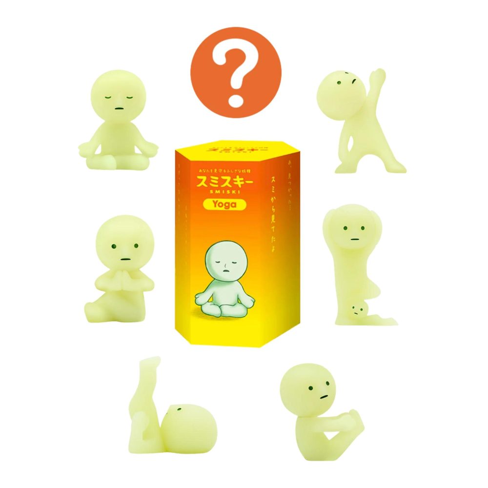 Smiski Mini Figure Blind Box - Yoga Series - Leo & Bella