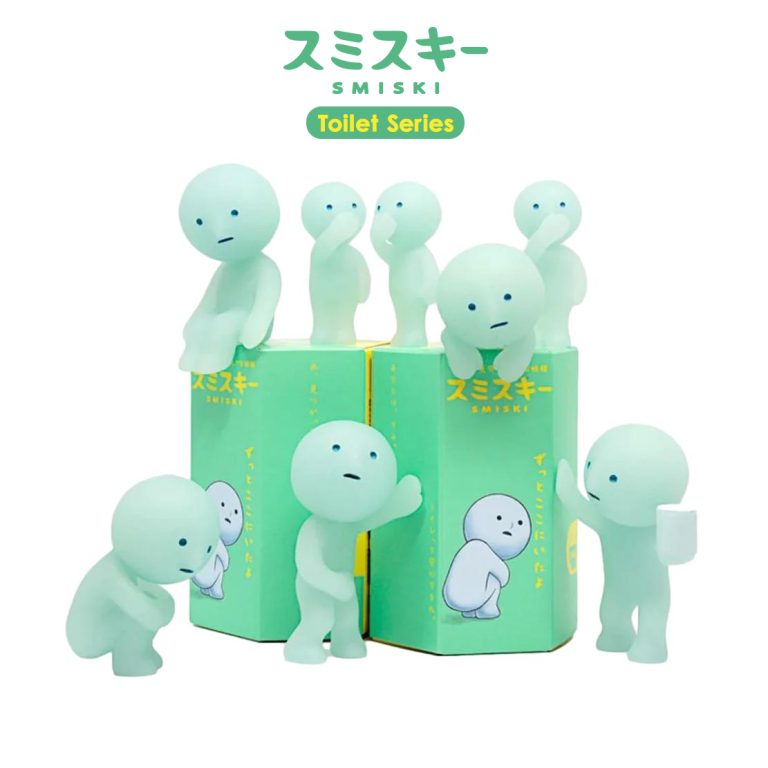 Smiski Mini Figure Blind Box - Toilet Series - Leo & Bella