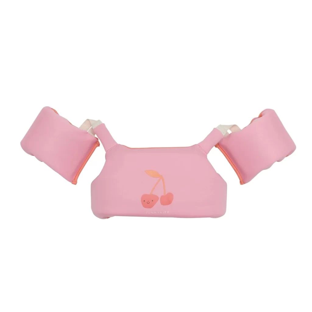 SUNNYLiFE Kids Floatie Jacket 3-6 Cotton Candy Cherry - Leo & Bella