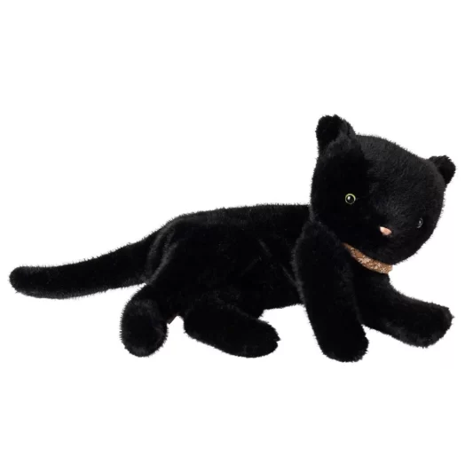 Maileg Plush Sleeping Kitten Medium Black - Leo & Bella